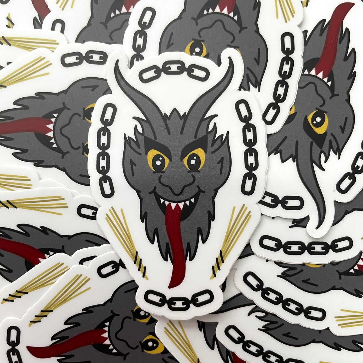 Krampus Sticker 3" – Spot Colors