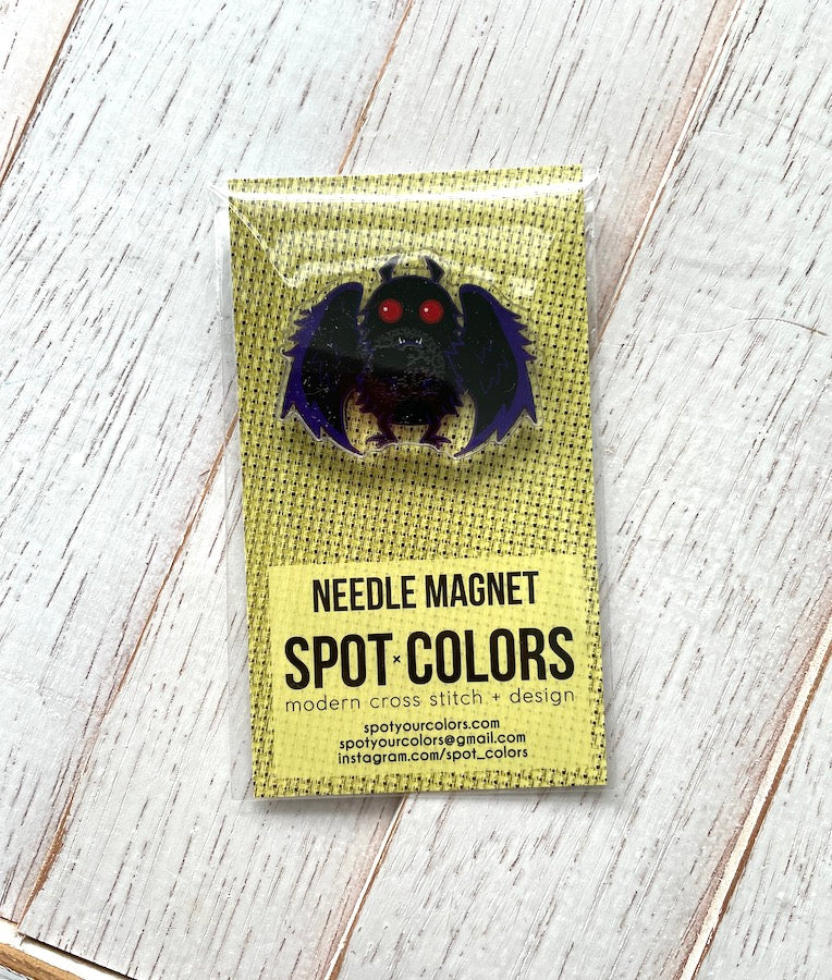 Mothman Needle Magnet – Spot Colors