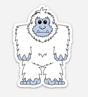 Yeti Sticker 3" – Spot Colors