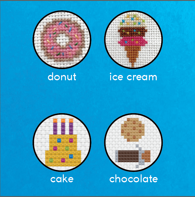 Sweet Treats Cross Stitch Blind Box Kit - Single – Spot Colors
