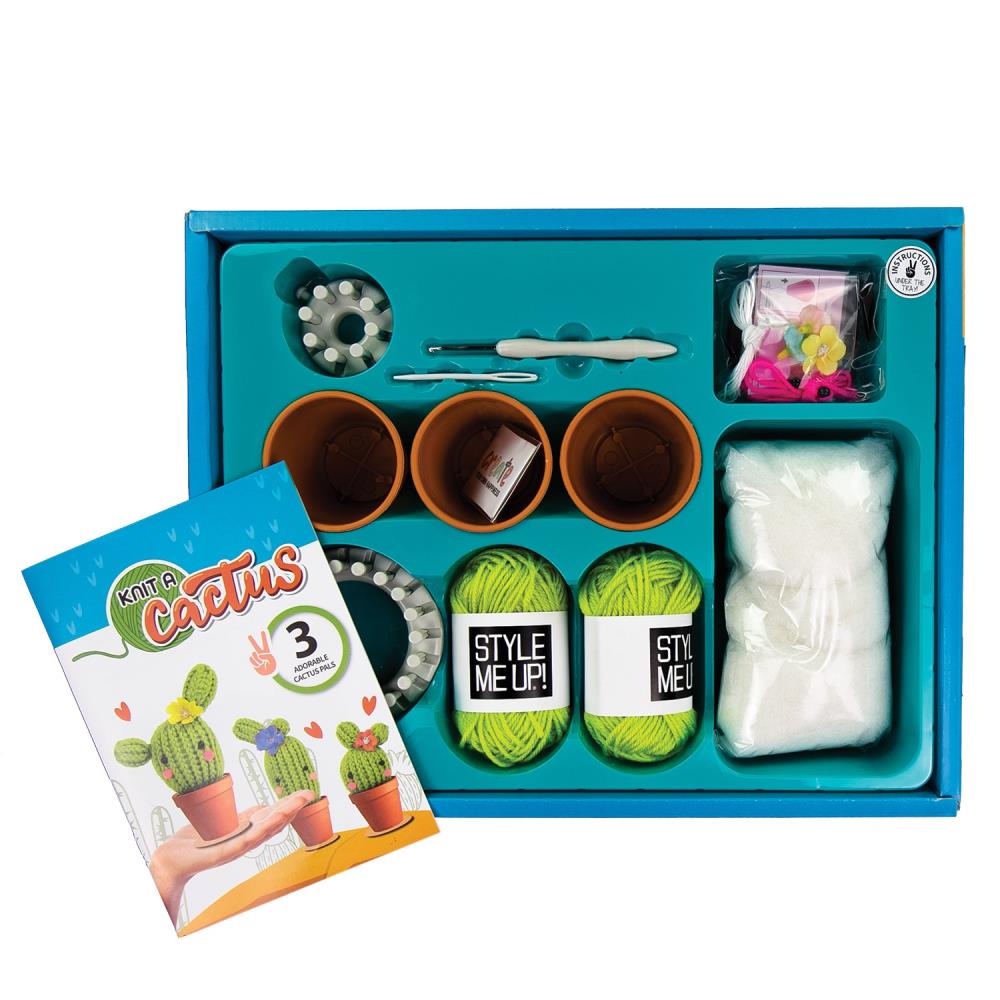 SpiceBox Style Me Up Deluxe Knit A Cactus Kit – Spot Colors