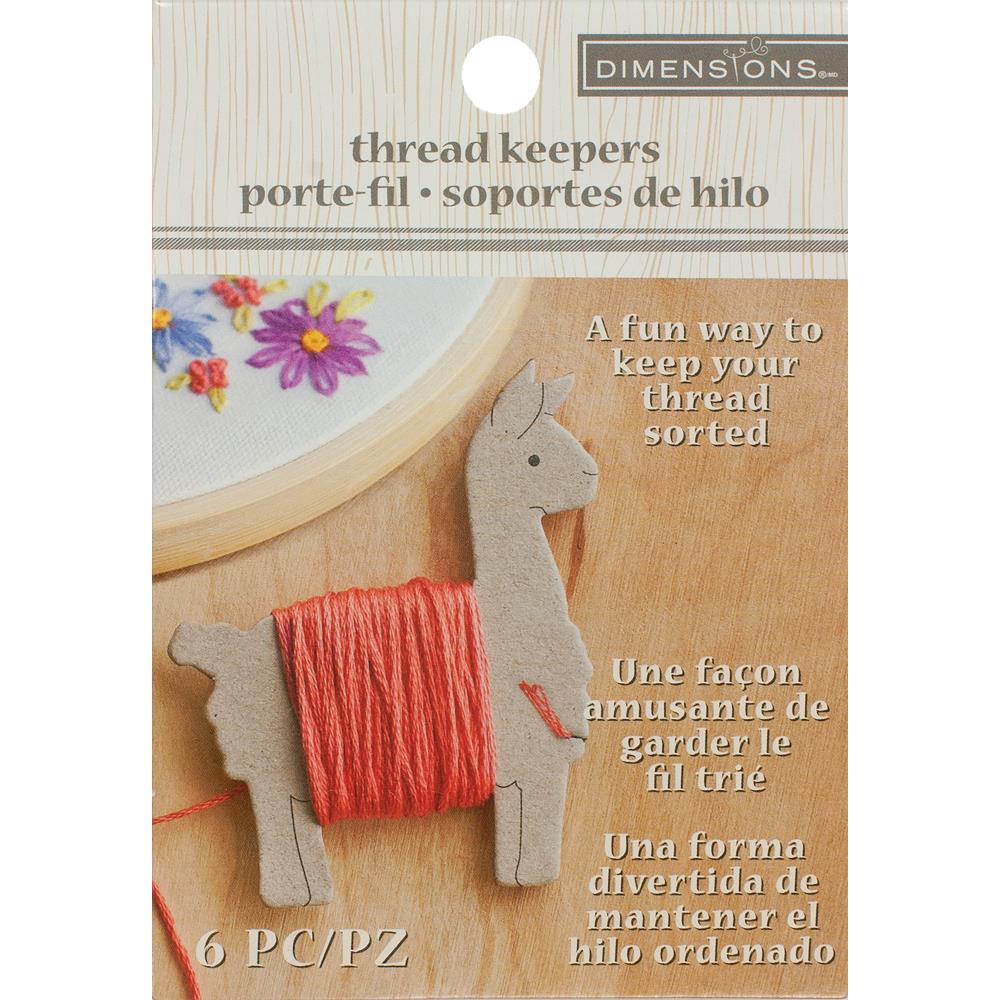 Dimensions Floss Keeper 1.5"X2.75" 6/Pkg - Llama – Spot Colors