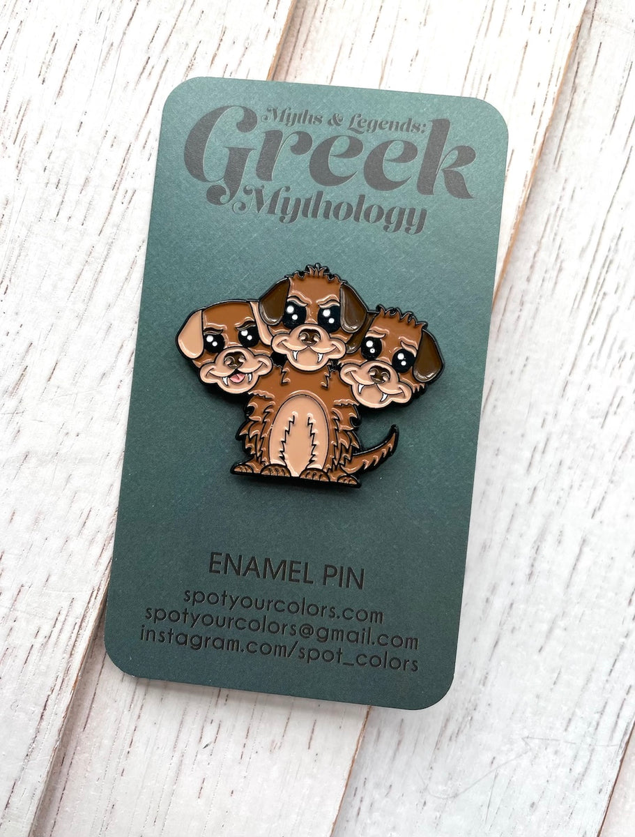 Cerberus Soft Enamel Pin 1.5" – Spot Colors