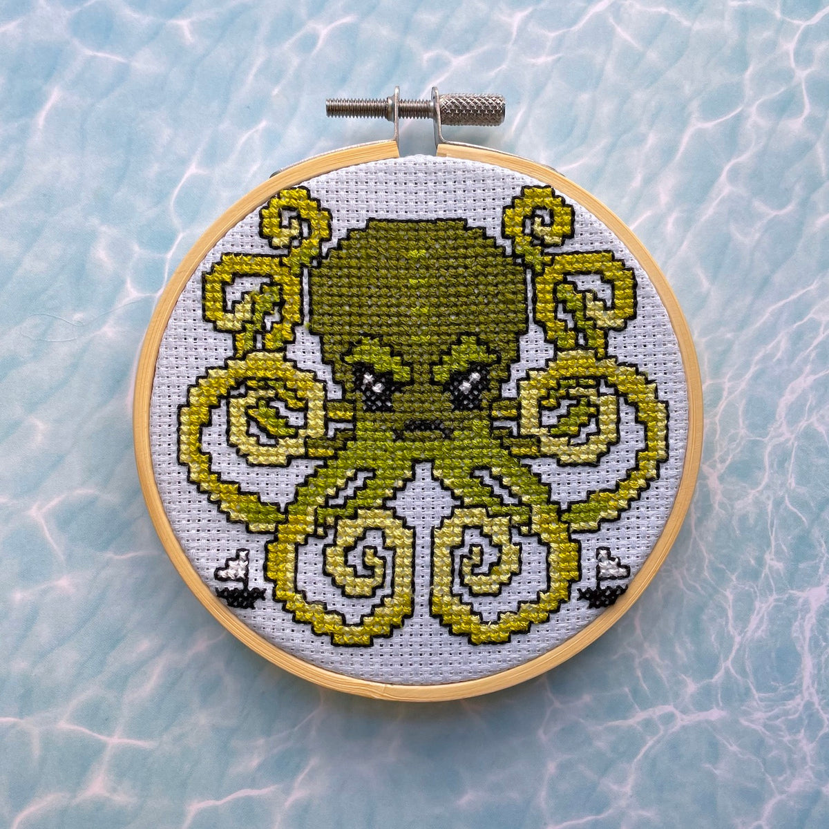 Kraken Cross Stitch DOWNLOAD pattern – Spot Colors