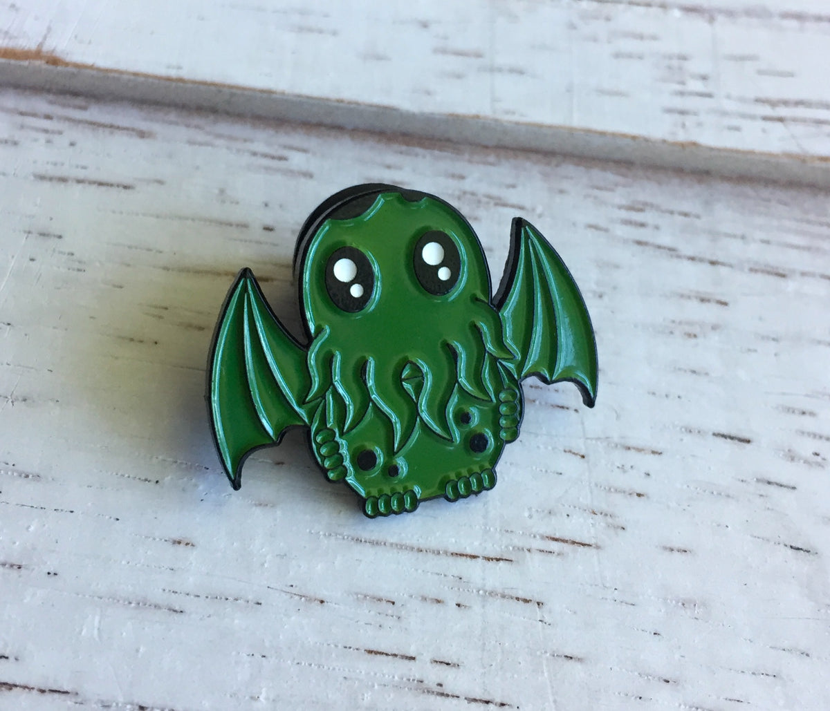 Cute Cthulhu Soft Enamel Pin 1" – Spot Colors