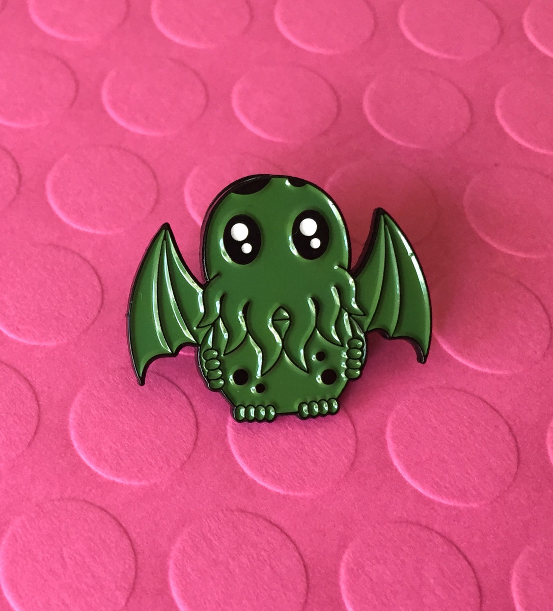 Cute Cthulhu Soft Enamel Pin 1" – Spot Colors